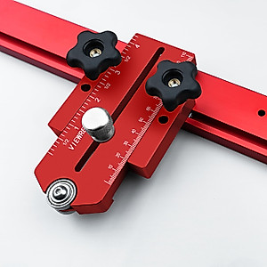 ViewReal Extended Thin Rip Jig Table Saw Band Saw Jig Table Saw Fence Guide Compatible With Most Router Table Band Saw, Table Saw Accessories For Cutting Repetitive Narrow Strips