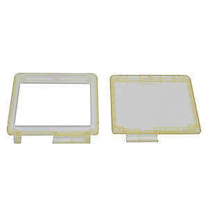 Meijunter Replacement Housing Shell Case for Gameboy Advance SP GBA SP Console(Transparent Clear Yellow)