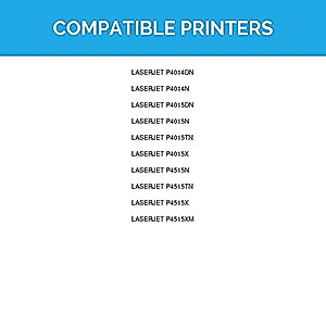 LD Products Compatible Replacement for HP 64 64A Toner Cartridge CC364A Standard Yield (Black, 4-Pack) HP Laserjet: P4015dn, P4015n, P4015tn, P4015x, P4515n , P4515tn, P4515x, P4515xm