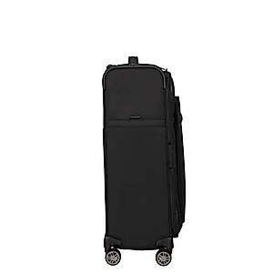 Samsonite Airea Luggage- Suitcase, Spinner M Expandable (67 cm - 81.5 L), Black (Black)