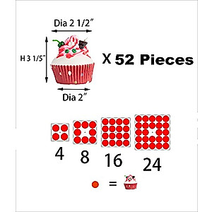YestBuy 4 Tier Cupcake Stand, Acrylic Cupcake Tower Stand, Premium Cupcake Holder, Clear Cupcake Display for 52 Cupcakes, Display for Pastry Wedding Birthday Party (4 Tier Square with Base)