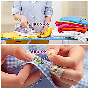 Iron on Patches 30 Pieces Anime Pocket Monster Embroidered Iron on/Sew on Decorative Applique Patch Patches for DIY Jeans, Jackets, Shirts, Bag, Caps