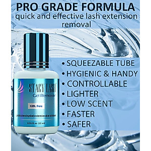 Lash Remover for Lash Extensions by Stacy Lash (0.51 fl.oz / 15 ml) Eyelash Extension Remover / 60 Sec Dissolution Lash Glue Remover/Professional Eyelash Remover for Extensions/Lash Tech Supplies