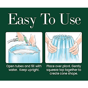 Dalen Gardeneer Season Starter – Early Season Insulated Plant Protector – Cold Weather Frost Guard - Easy Fill Shape for Optimal Planting - 18" x 17" – Made in The USA