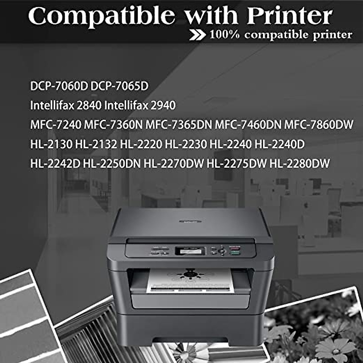 ROO ALUMUINK TN420 TN-420 Toner Cartridge: Compatible TN 420 TN4201BK High Yield Cartridge Replacement for Brother HL-2270DW HL-2280DW HL-2230 HL-2240 MFC-7360N Printer | TN4201PK Black RO-TN420-1PK