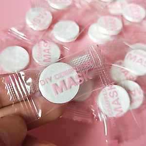 NYKKOLA 100 pcs Skin Face Care DIY Facial Paper Compress Masque Mask