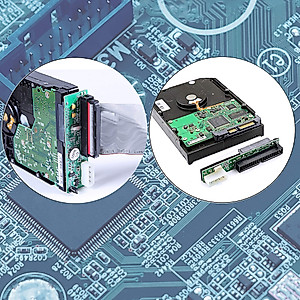 CERRXIAN SATA Female to 40 pin Male 3.5 inch IDE Adapter for PC to SATA Hard Drive Interface Adapter