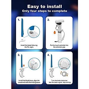 AMVR Upgraded Extension Grips for Beat Saber Handles, Compatible with Oculus/Meta Quest 2 Accessories,Also Suitable for Supernatural Training,Fruit Ninja,Blade & Sorcery and VR Game