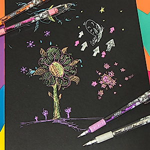 Pentel Arts Milky Pop Pastel Gel Pen, 0.8mm Medium Line, White Ink, Pack of 2 (K98PABP2W)