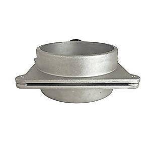 5" OD Self Cleaning No Clog Aluminum Blast Gate Cut Off Valve for Dust Collection System ABG5