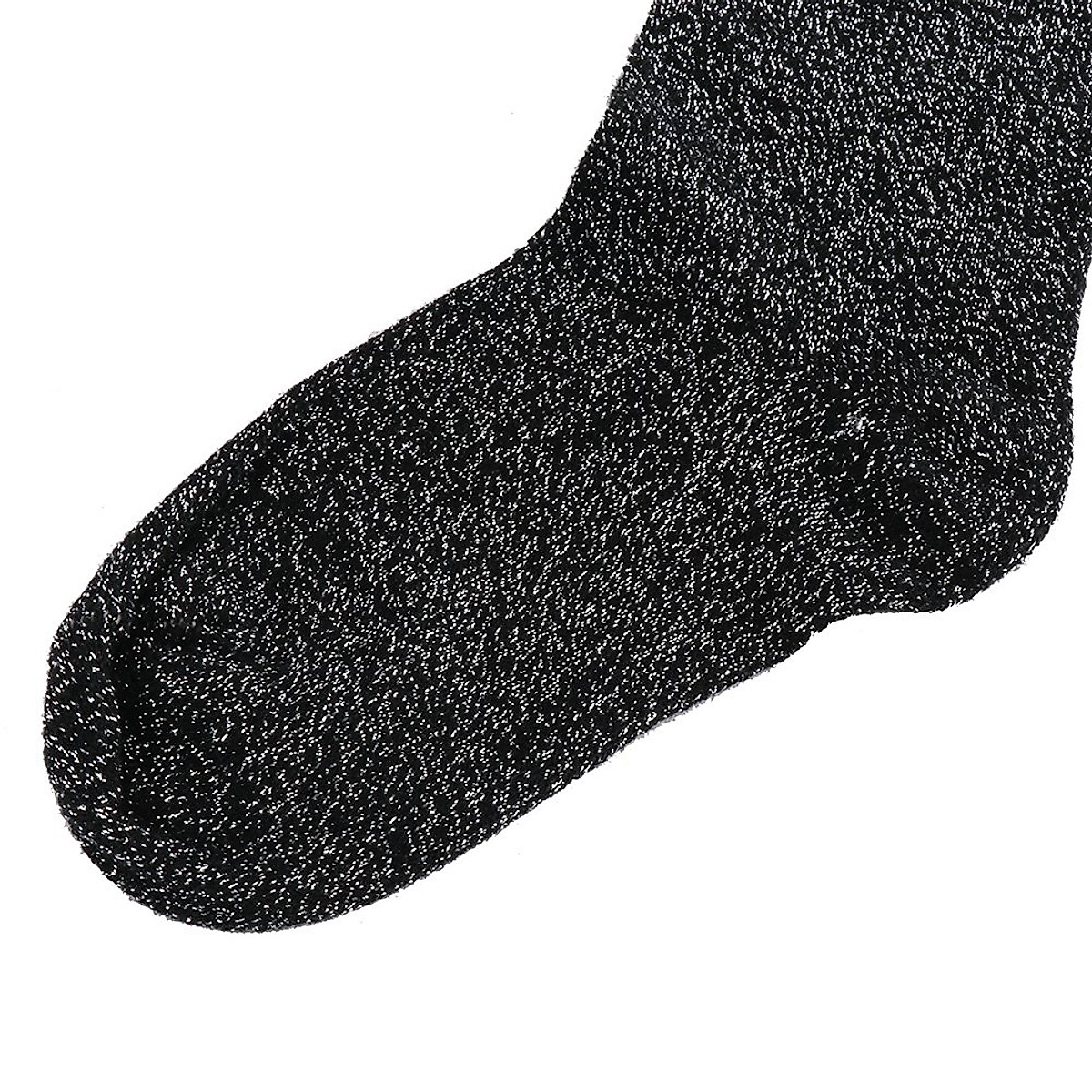 Ehdching Children Black Cotton Sparkly Baby Girls Sparkly Glitter Pantyhose stockings Tights for Baby Girls Kids (Black, 5-7 Years)