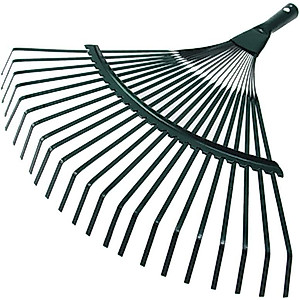SGerste 22 Teeth Heavy Duty Steel Metal Rake Head Lawn Leaves Garden - Garden Tools