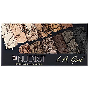 L.A. Girl Fanatic Eyeshadow Palette, The Nudist, 0.035 Oz., Powder