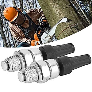 2PCS Aluminum Decompression Valve Cylinder Decompression Valve Replacement Fit Garden Accessories for STIHL TS400 TS410 TS420 TS460 TS700 TS800