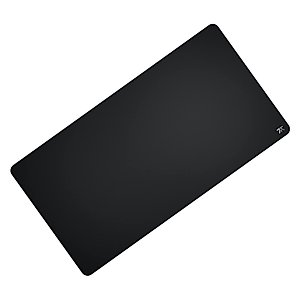 Fnatic | Dash XD | Pro Gaming Mouse Mat for Esports | Fast Surface | Stitched Edges and Anti-Slip Rubber Base | Size XXL | Black | Hybrid Fabric| 37.4"x19.7"x0.12"