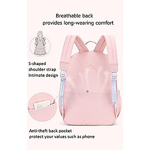 ETAISHOW Kawaii Girls Backpack for School Aesthetic School Bag Bookbag for Elementary Students