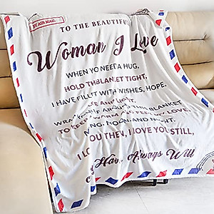 AIVXV Gifts for Women, Birthday Gifts for Women, Gifts for Her, for Women, 70" x 55" Light Throw Blanket, Valentines Day Gifts for Her