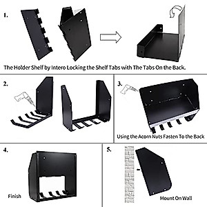 Ultrawall Heavy Duty Power Tool Rack for Electric Drill, Power Tool Organizer Wall Mount Fits for Garage, Home, Workshop, Shed Power Tool Storage
