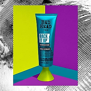 Bed Head by TIGI Back It UpTM Texturizing Cream for Shape and Texture 125ml (Pack of 3)
