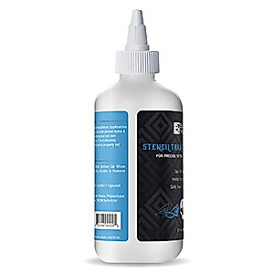 Tattoo Transfer Gel Solution (8 fl oz) Tattoo Stencil Gel For Sharp, Dark & Clean Stencils - Tattoo Transfer Liquid Designed To Last All Day