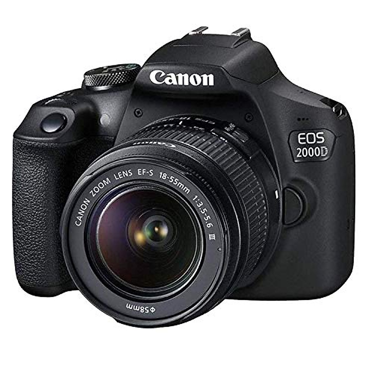 2000d (Rebel T7) DSLR Camera w/EF-S 18-55mm Zoom Lens + Al’s Variety Accessories Includes: 64GB Memory + Wide & Telephoto Threaded Lenses + Case + Tripod + Grip Pod + More (37pc Bundle)