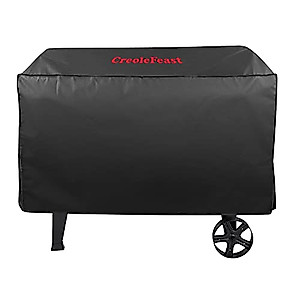 Creole Feast CR2001 Premium Oxford Grill Cover, Waterproof, Heavy-Duty for All-Year Weather Protection, Black