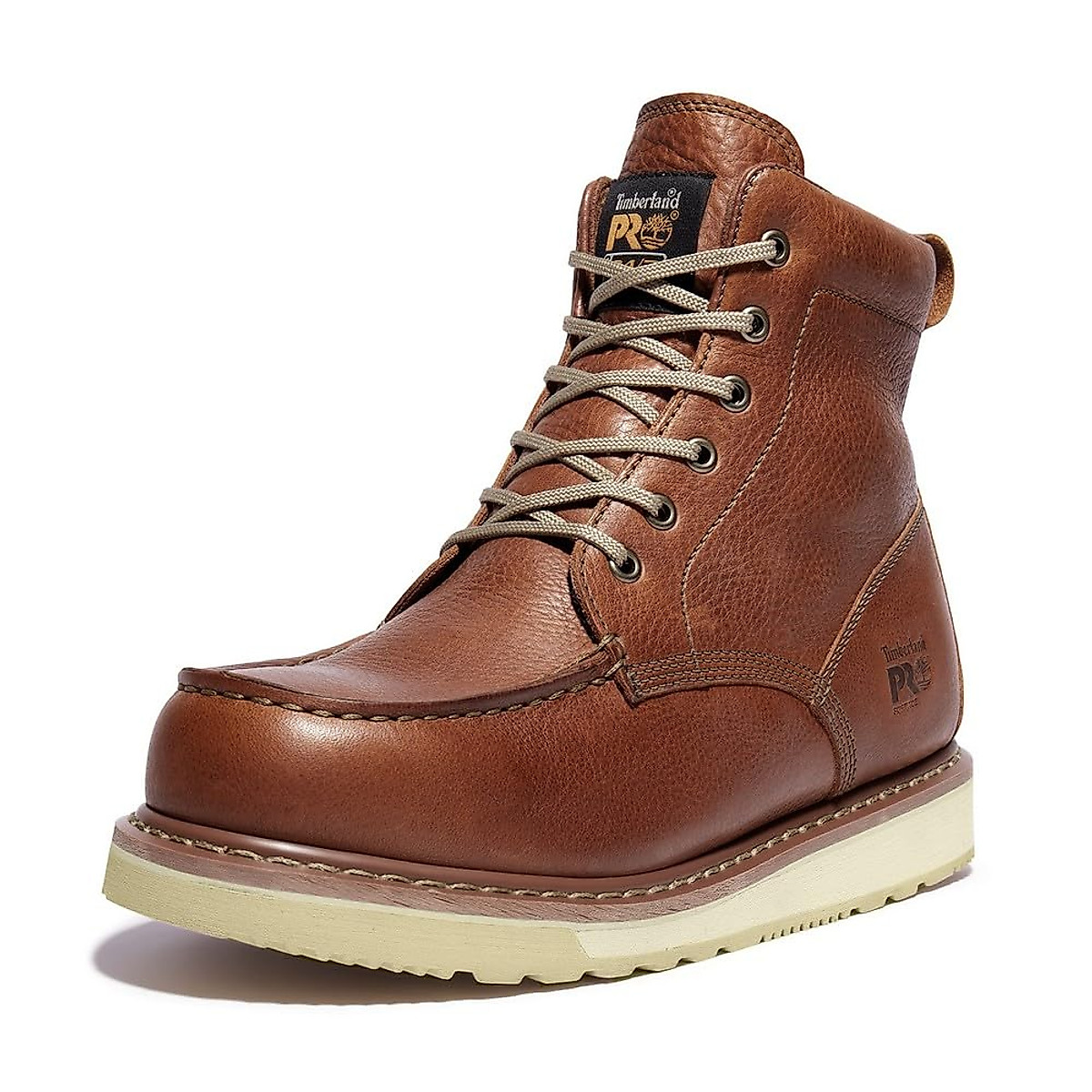 Timberland PRO Men's 53009 Wedge Sole 6" Soft-Toe Boot,Rust,10.5 M