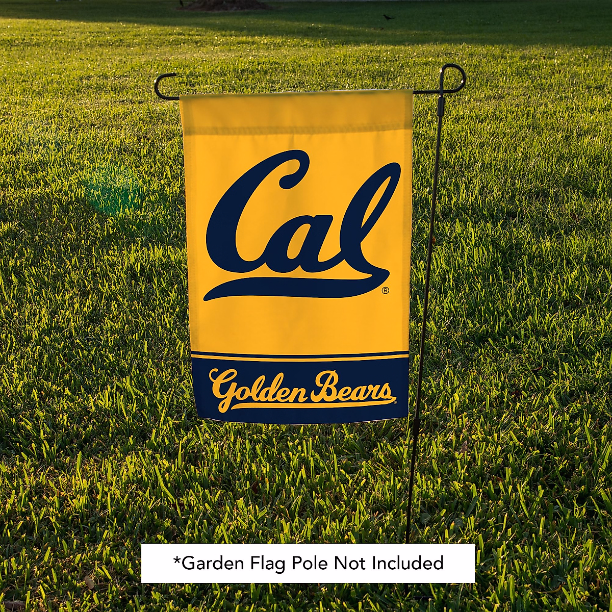 Desert Cactus University of California Berkeley UCB Garden Flag – 19 x 12 inch Golden Bears Banner, For Outdoor Display and Events (Design B)