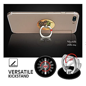 Cell Phone Ring Holder Stand, 360 Rotation Universal Smartphone Round Ring Grip Stand Compatible with Smartphones and Tablets (Baby )