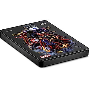 Seagate Game Drive for PS4 Marvel's Avengers LE - Avengers Assemble 2TB External Hard Drive - USB 3.0, Metallic Gray, Officially Licensed Compatibility with PS4 (STGD2000104)