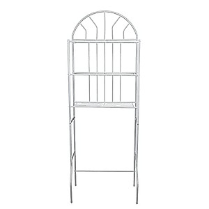 3-Shelf Bathroom Organizer Over The Toilet Storage, 3-Tier Over The Toilet Bathroom Shelf, Bathroom Space Saver Organizer Rack, Freestanding Above Toilet Stand for Bathroom, Restroom, Laundry