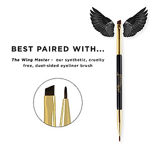 Pretty Vulgar The Ink Gel Eyeliner, Eyeliner enriched with Vitamin C, Linoleic & Linolenic Acids, Highly-Pigmented, Long-Wearing, Quick-Drying, Water-Resistant, 6g / 0.2 Oz.