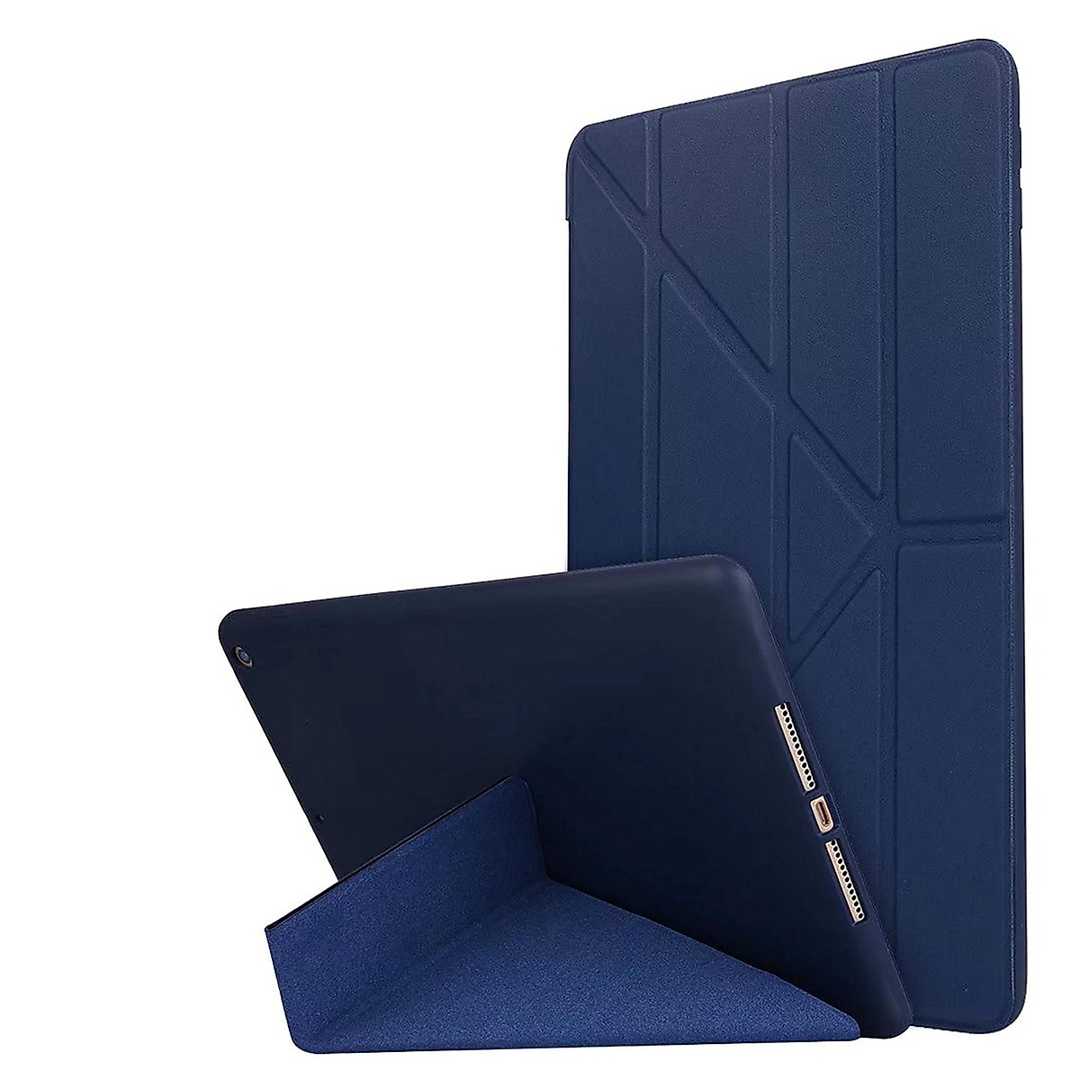 for iPad 9.7 Case 2018 iPad 6th Generation Case / 2017 iPad 5th Generation Case, Slim Fit Lightweight Smart Cover with Soft TPU Back Case for iPad 9.7 2018/2017 with Sleep/Wake - Dark Blue