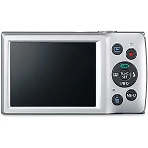 Canon PowerShot ELPH 180 Digital Camera w/Image Stabilization and Smart AUTO Mode (Silver), 0.90in. x 3.70in. x 2.10in. - 1093C001