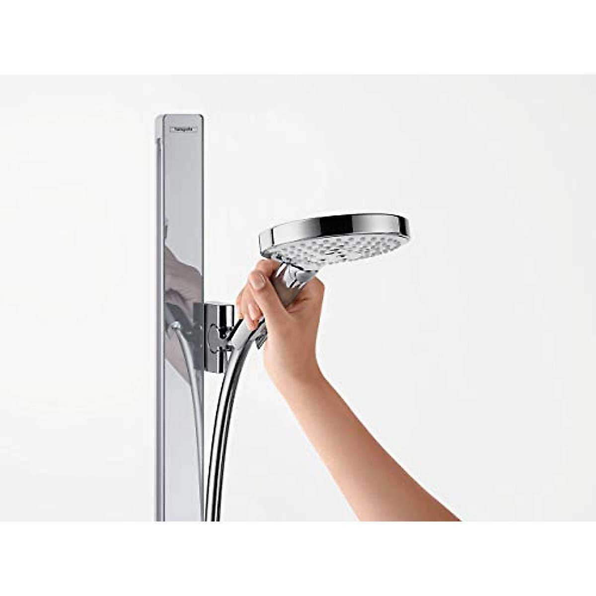 Hansgrohe 27648000 Raindance Select S 120, 3 Sprays with Unica'E Rail 90 cm and soap Dish Shower Set, 0.90 m, Chrome