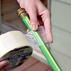 Gaffer Power Clear Filament Duct Tape | Heavy Duty Waterproof Strapping Tape for Repairs | Sealing, Shipping, Packing | Residential, Commercial and Industrial Uses | 2 Inch x 30 Yards