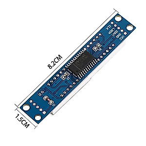 HiLetgo 2pcs MAX7219 8-Digital Segment Digital LED Display Tube for Arduino 51/AVR/STM32