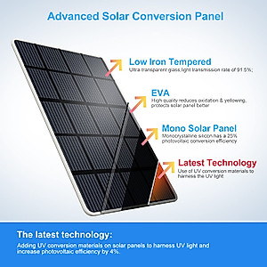 Xparkin Solar Security Cameras Wireless Outdoor, 4MP Home Security 2.4G WiFi Camera with PIR Motion Detection & Floodlight, IP66 Home Security Cameras for Garden Front/Back Yard - No Socket Needed