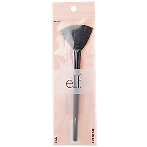e.l.f. Cosmetics Fan Brush for Precision Application, Synthetic