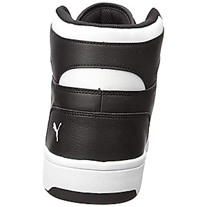PUMA Men's REBOUND LAYUP Sneaker, Puma Black-Puma White, 10.5