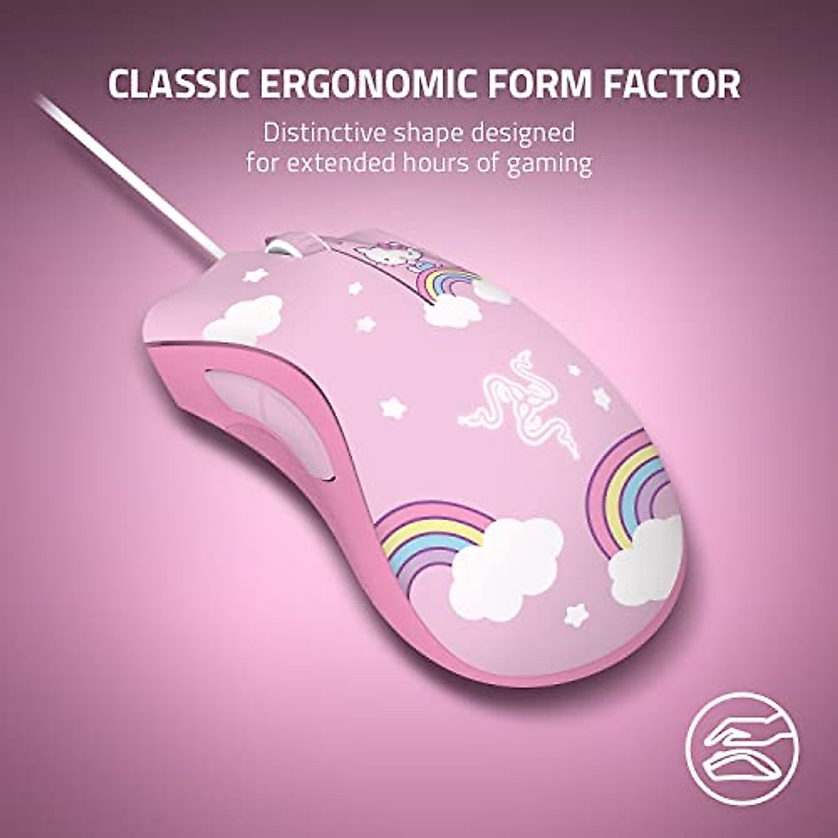 Razer Kraken BT Headset: Bluetooth 5.0-40ms Low Latency Connection & Friends Edition & DeathAdder Essential + Goliathus Medium Bundle: 6400 DPI Optical Sensor - 5 Programmable Buttons