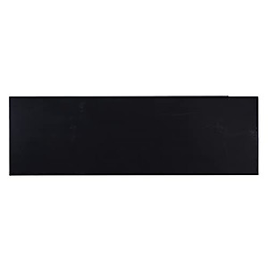 SEI Furniture Drovling Marble Tiled Color Changing Electric Fireplace, Black-White-Gray