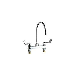 Chicago 1100-GN8AE3-317AB 1100-GN8AE35-317AB Hot and Cold Water Sink Faucet, Chrome
