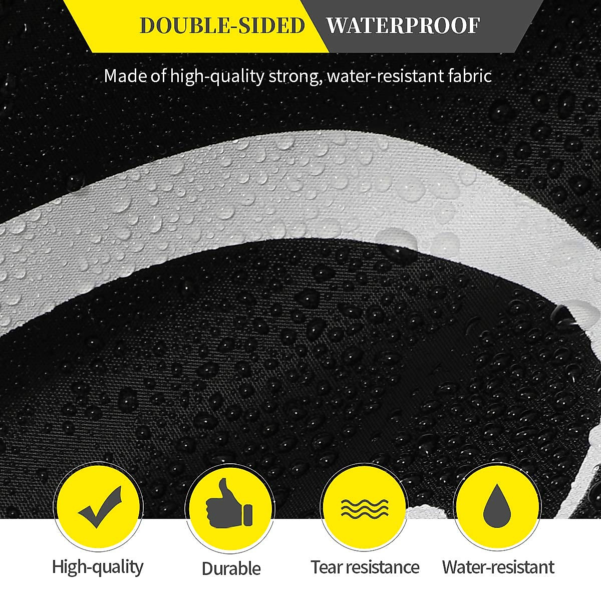 Aiskaer Bike Cover for 2 or 3 Bikes Outdoor Waterproof Bicycle Storage with Lock Hole for Mountain Road Electric Bike Heavy Duty Bikes,Bike Tarp Heavy Duty Ripstop Material 210D