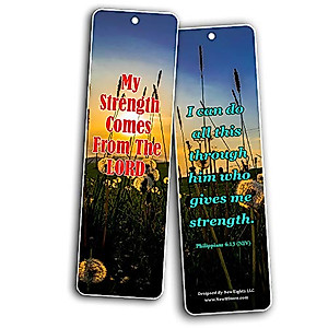 Encouraging Bible Verses for Teens Bookmarks (60 Pack) - Perfect Giveaways for Sunday School for Teens