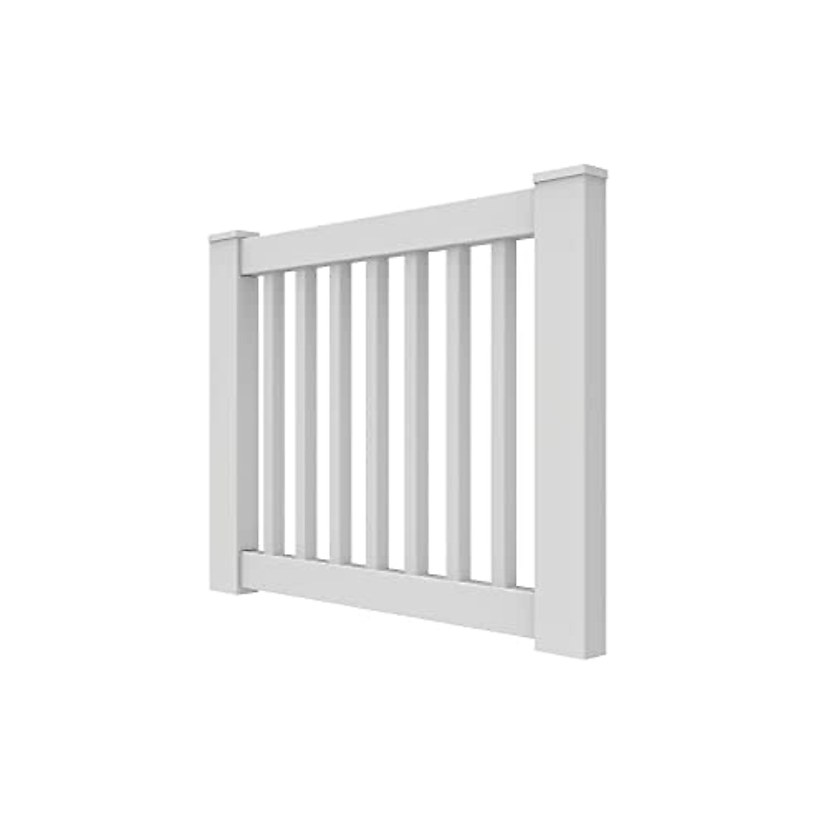 barrette outdoor living 73030535 T-Top Gate Vinyl Rail, White