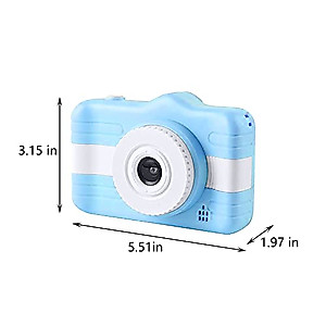 TOUMENY HD Dual Camera Mini Camera, Record Life Digital Camera, 1080P Front and Rear Dual Camera 2000W Pixels