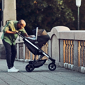 Thule Spring Stroller - Compact Baby Stroller Perfect for Everyday Use - Features 5-Point Harness, Lightweight and Compact Design, Vented Canopy with See-Through Mesh