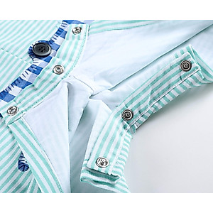 Lil cactus Baby Boys Applique Shortall Overalls Romper, 3-6 Months