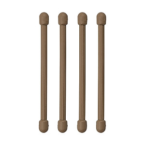 Nite Ize Original Gear Tie, Reusable Rubber Twist Tie, 3-Inch, Coyote, 4 Pack, Made in the USA